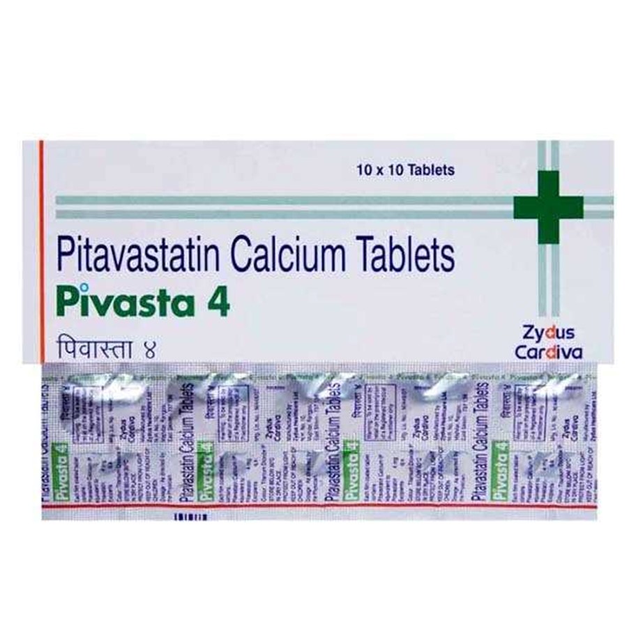 Pivasta 4mg Tablets | Buy Livalo (Pitavastatin) 4mg Online | AlldayChemist