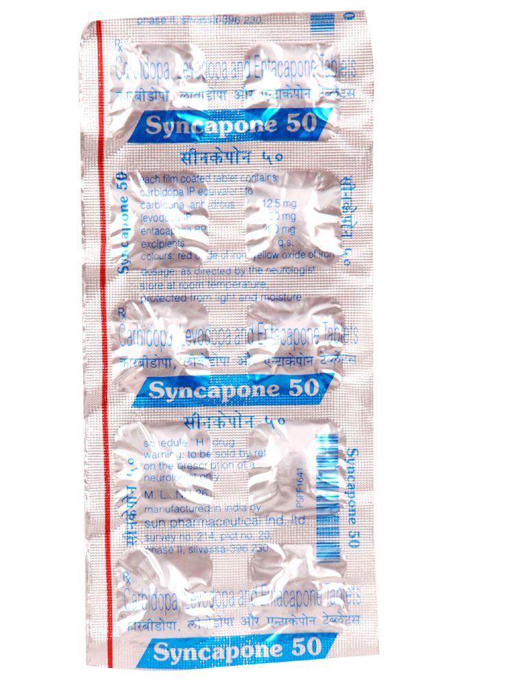 Syncapone (12.5+50+200)mg Online | Buy At AlldayChemist
