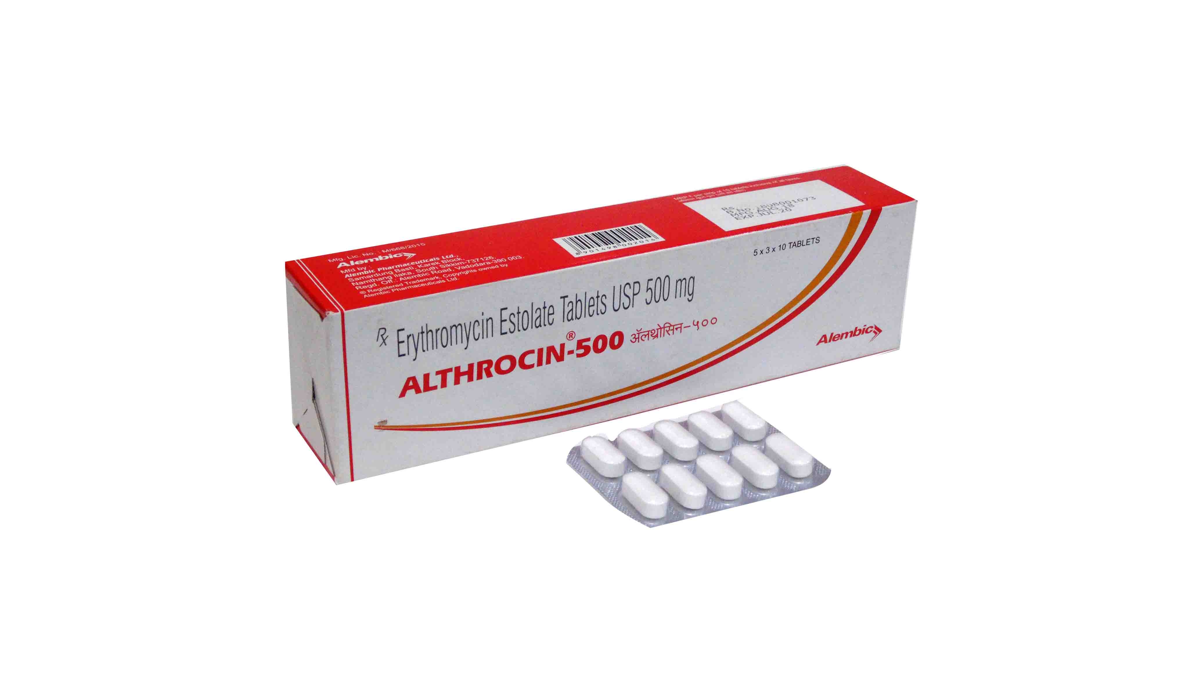 Althrocin 500 mg Online | Buy At AlldayChemist