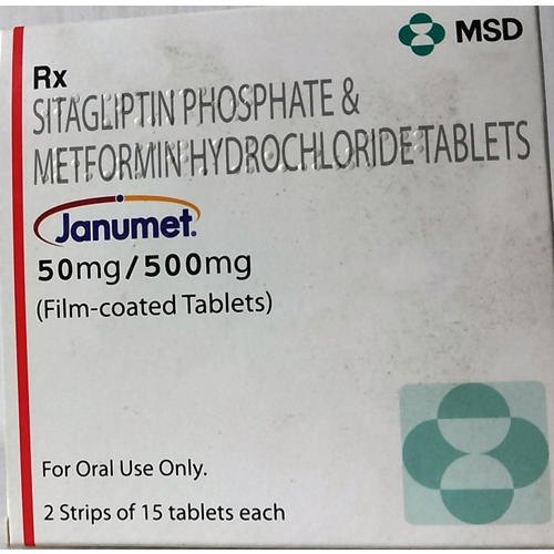 Buy Janumet 50mg/500mg - Generic Sitagliptin + Metformin | AllDayChemist
