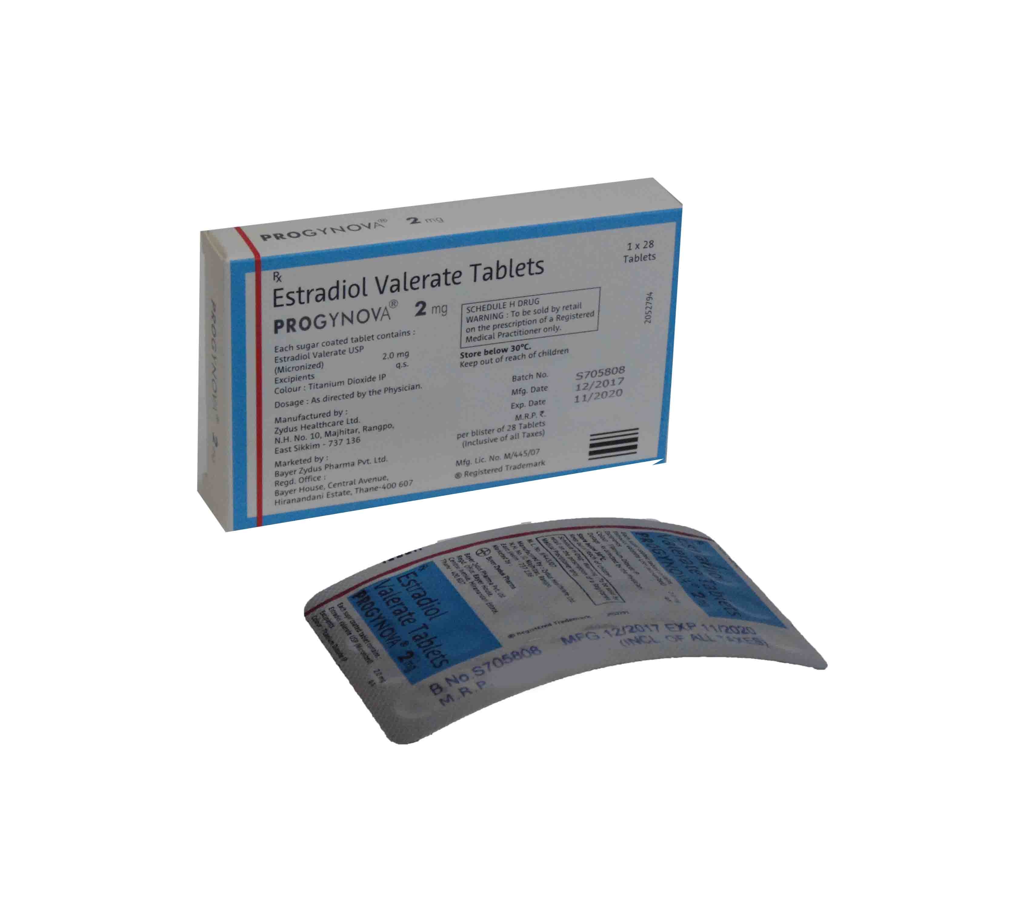 Buy Progynova 2 mg Online | Estradiol Progynova 2mg | ADC