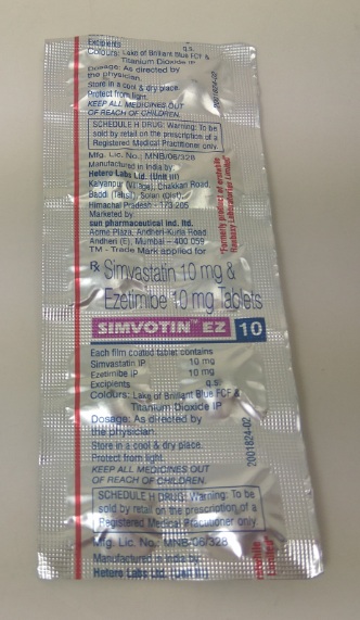 Buy Simvotin EZ - 10/10mg tablets online from AllDayChemist