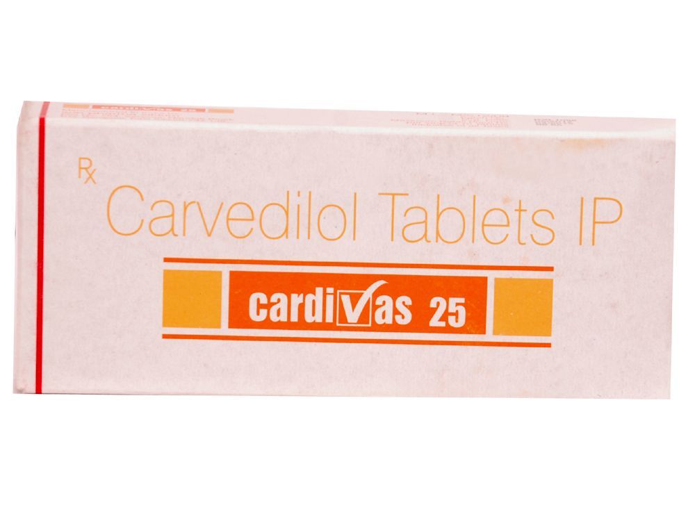 Cardivas 25mg Online | Buy At AlldayChemist