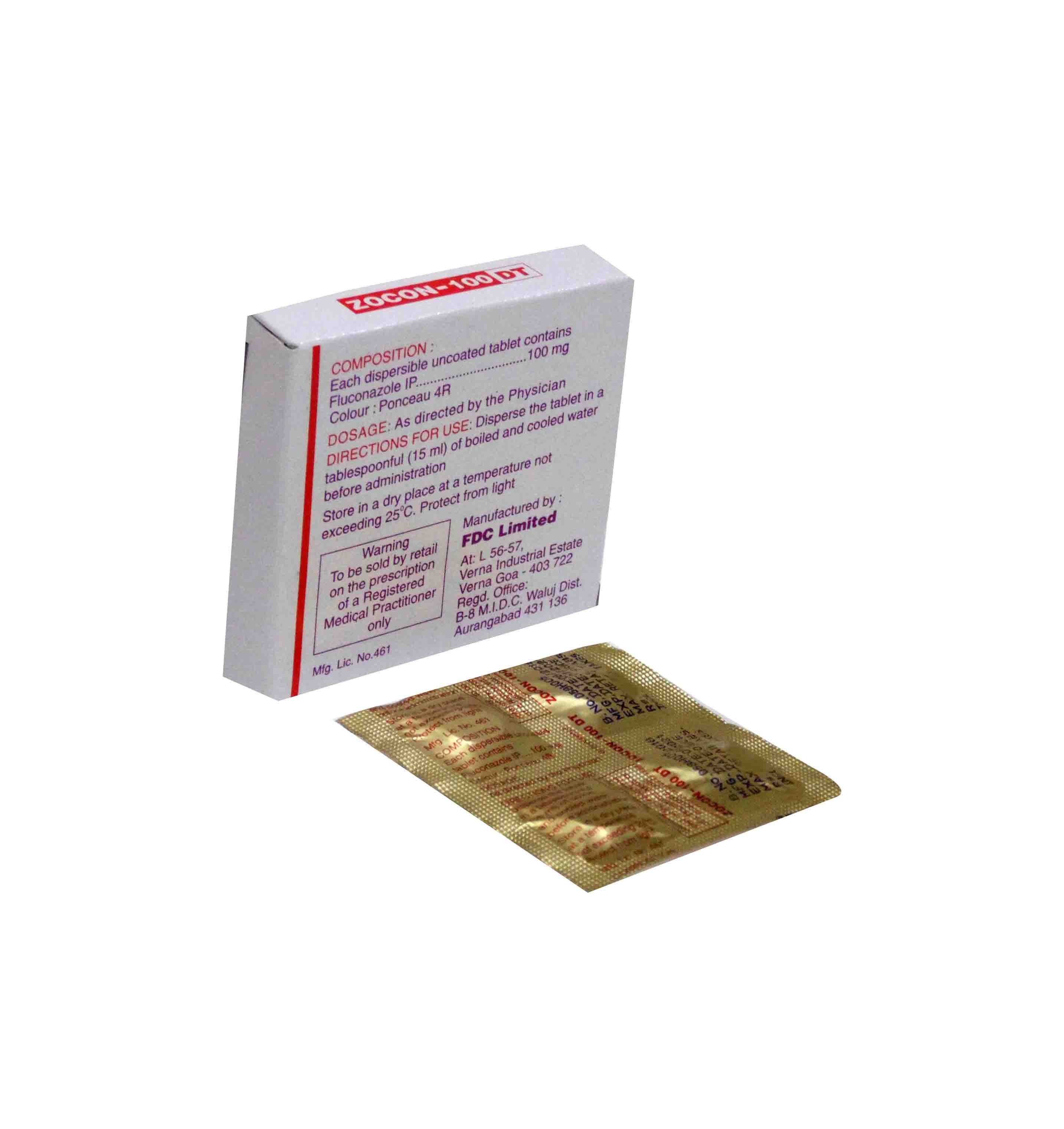 Zocon DT 100 mg Online | Buy At AlldayChemist